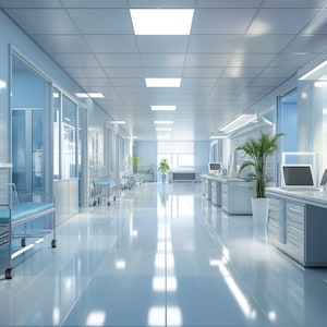 24 Hospital Scene With Medical Equipment Photo Backgrounds | Digital ...