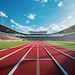 Running Track Stadium Backgrounds: 40 Sports Photo Overlays (digital ...