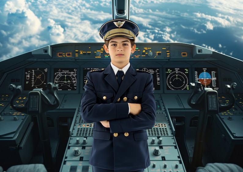 24 Pilot Cockpit View With Controls Photo Backgrounds | Digital ...