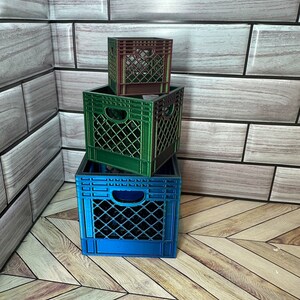 Mini Milk Crates - Etsy