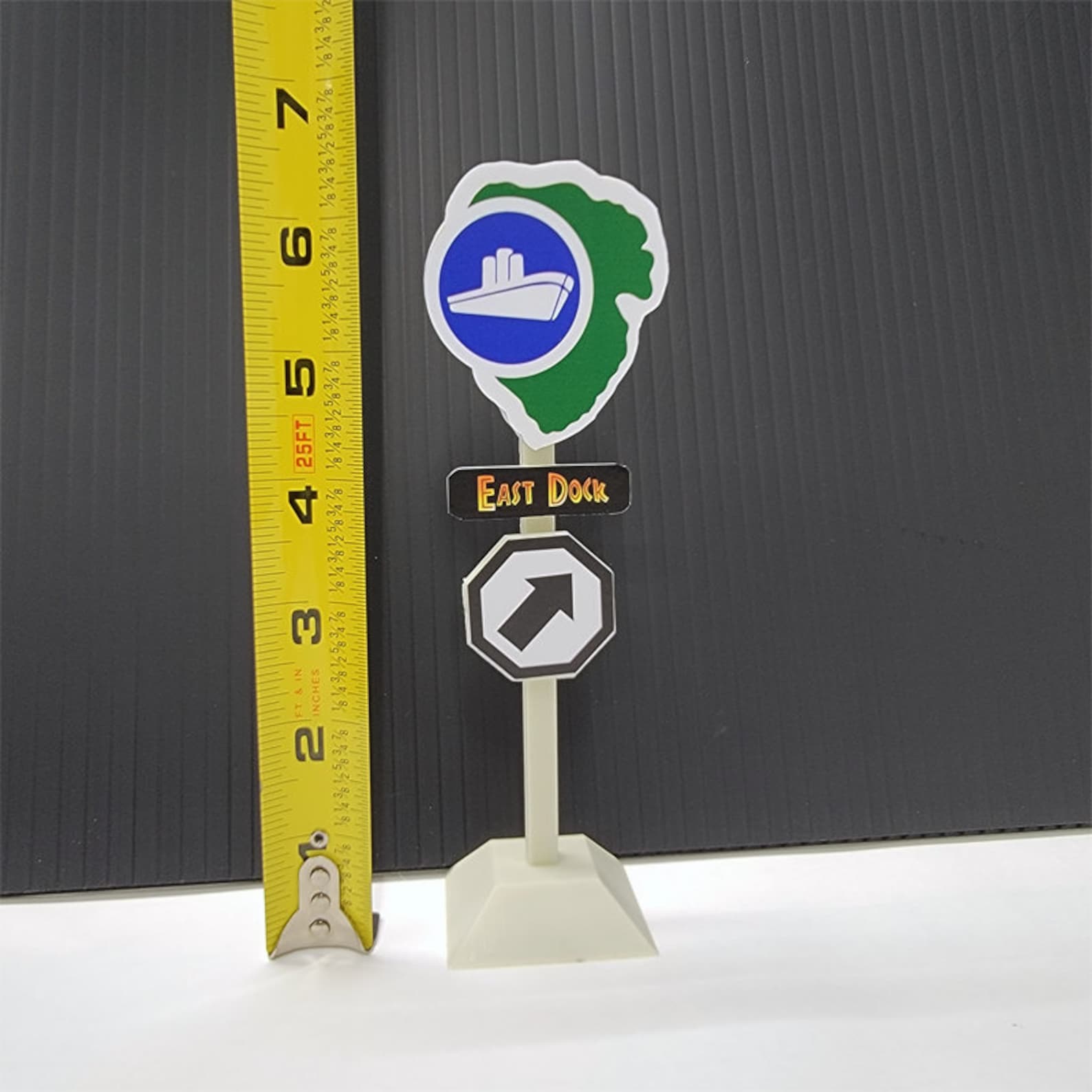 3D Printed Mini East Dock Sign (jurassic Park) - Etsy