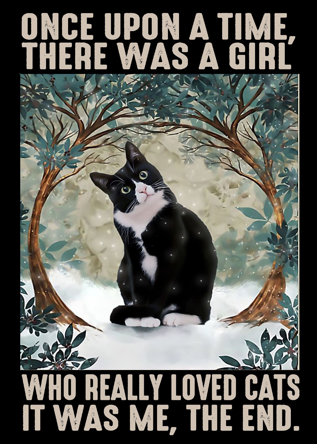 Once Upon A Time Was A Girl Who Really Love Cats Sign - Etsy