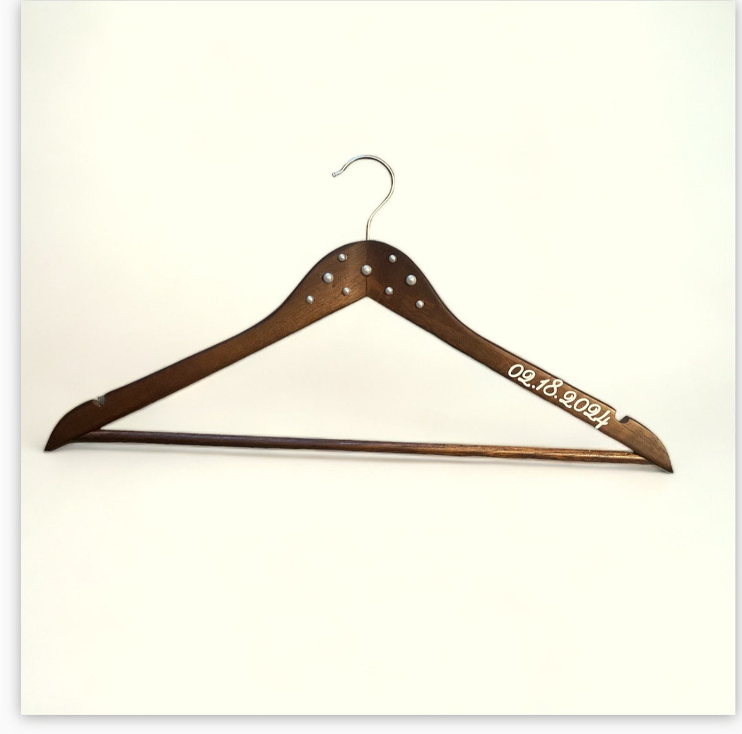 Custom Wedding Hangers Personalized Hangers Clothes Hangers Wedding ...