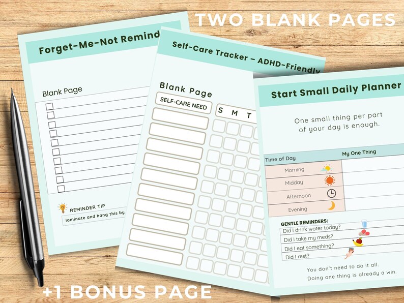 ADHD Morning and Evening Routine Kit – Printable Daily Routine Charts ...