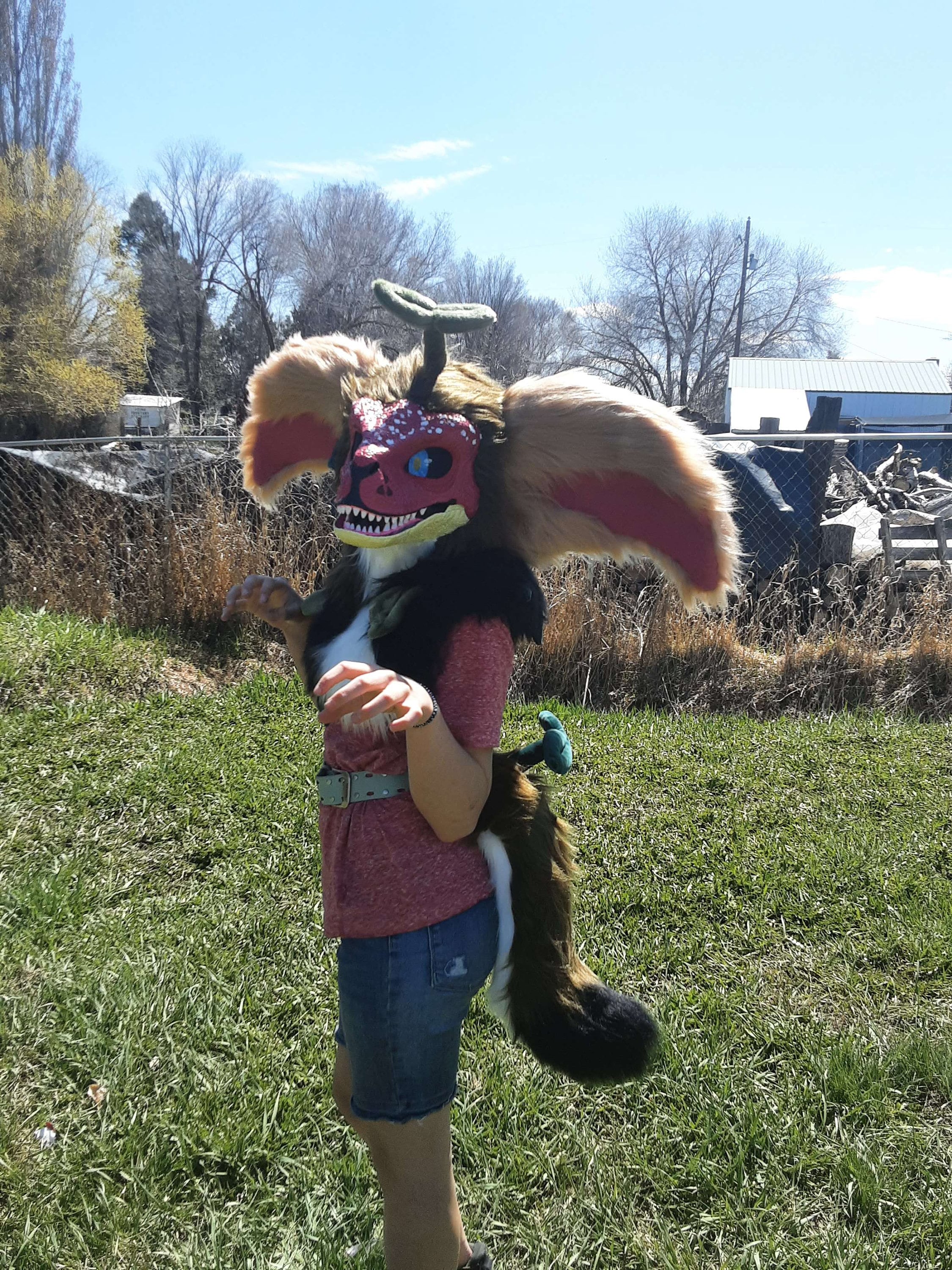 Sprout Dino Mask Fursuit Premade REDUCED PRICE - Etsy