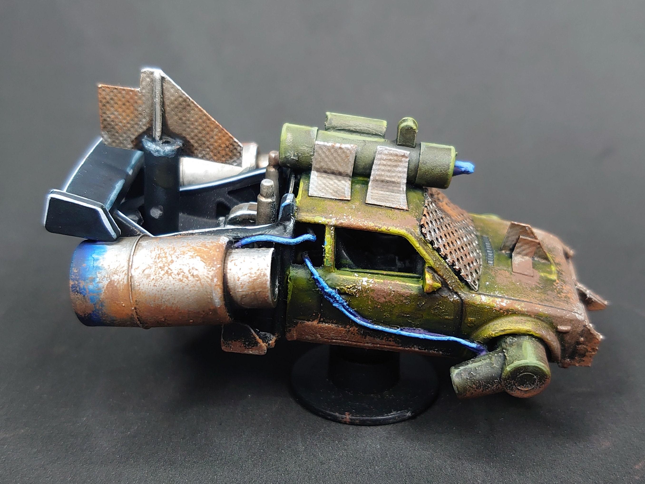 Gaslands Flying Car. Pot Apocalyptic Jet Engine Car. Custom Made 1:64 ...