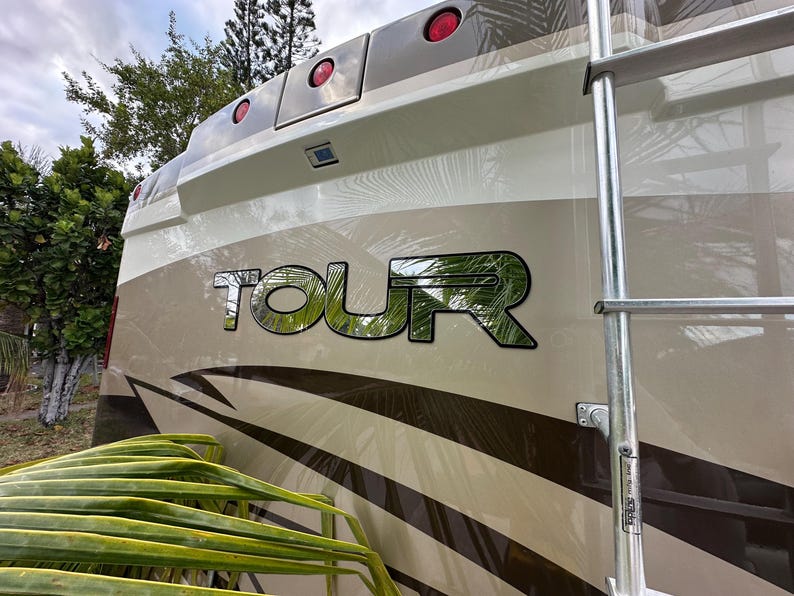 3D Winnebago "tour" RV Logo Decal With Stencil - Etsy