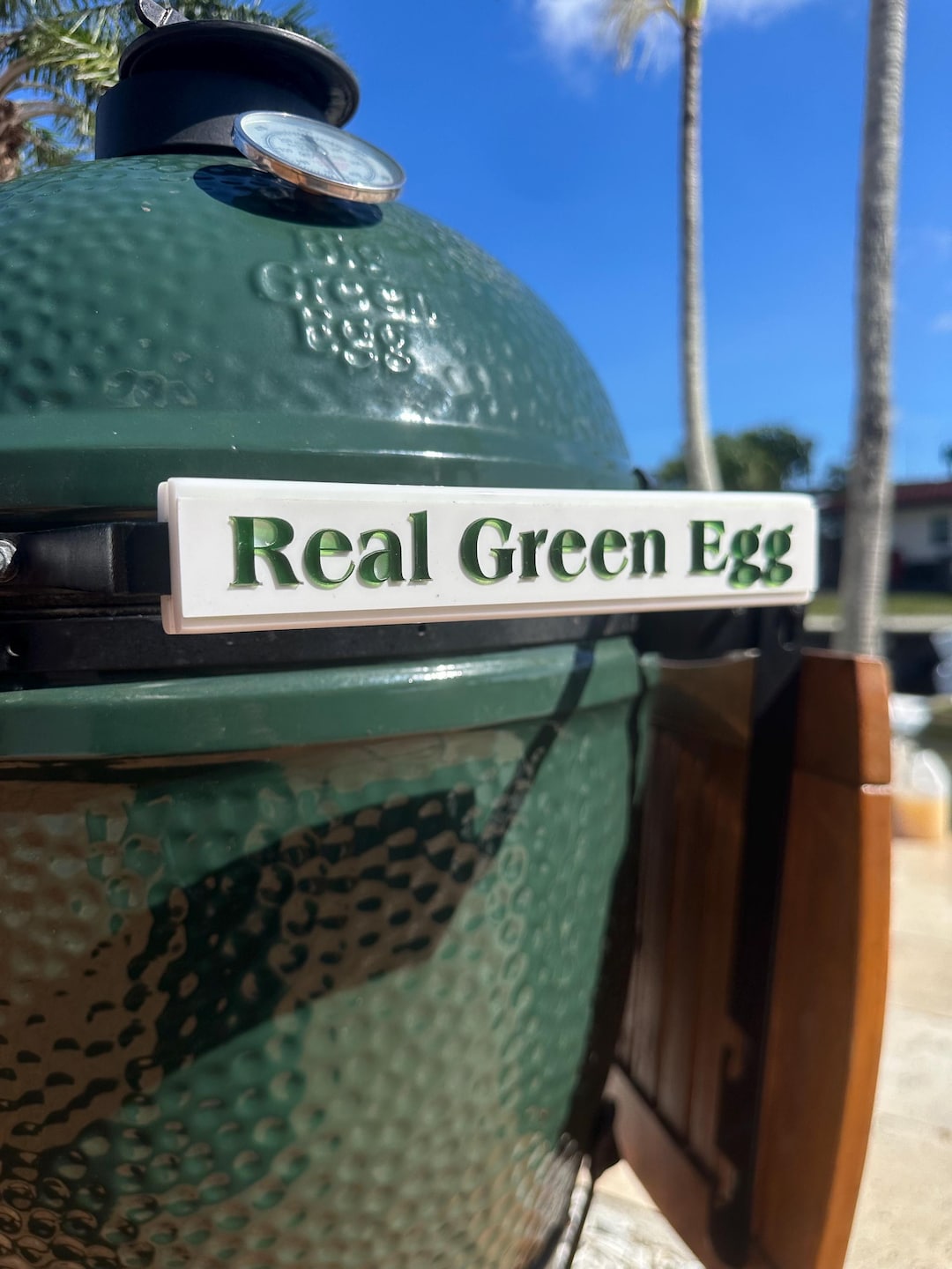 Big Green Egg Handle, Marine Grade, Custom Made, Personalized Handle ...