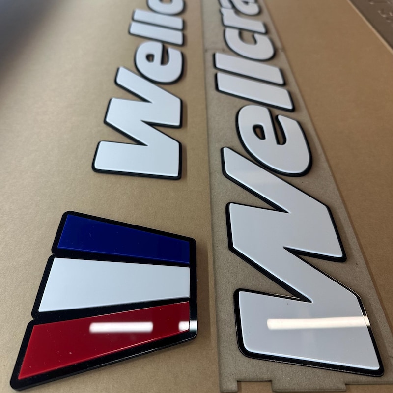 3d Metal Boat Decals - Etsy