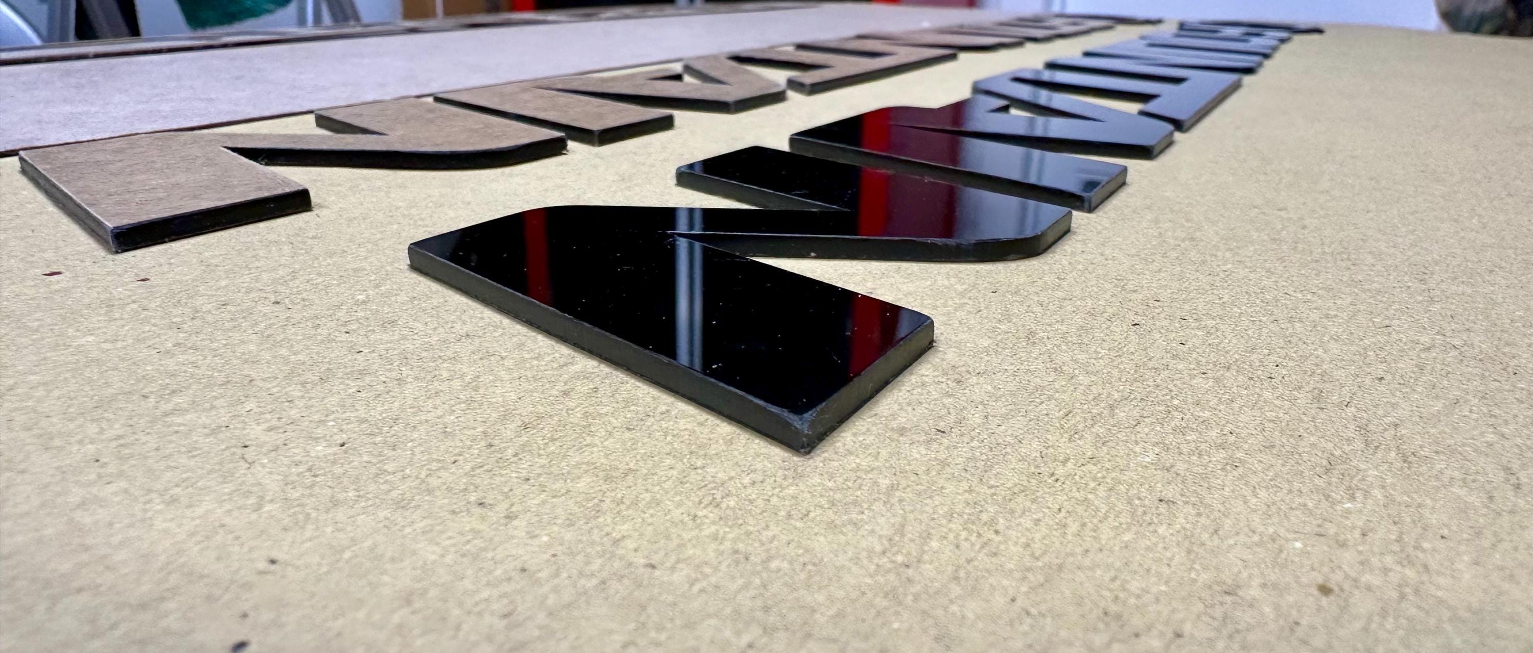 3D Raised Marine “FOUNTAIN” 28”L X 2.7”H Boats Logo Decal Set With 3M ...