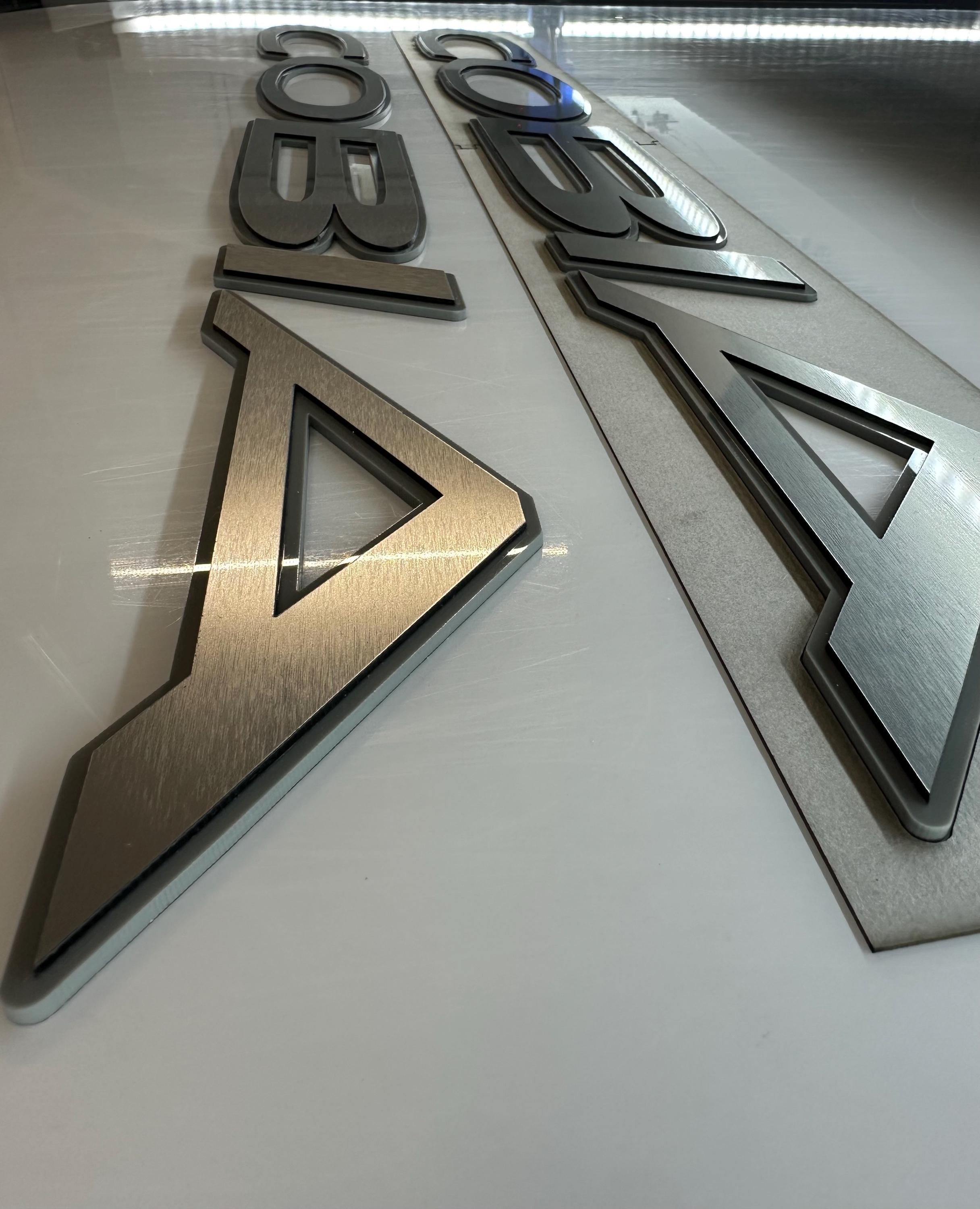 3D Cobia Boat Decal, Raised Acrylic Marine Logo (set of 2) - Etsy