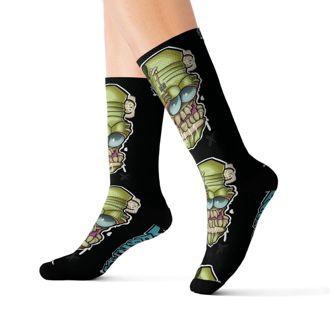 Munster's Sublimation Socks - Etsy