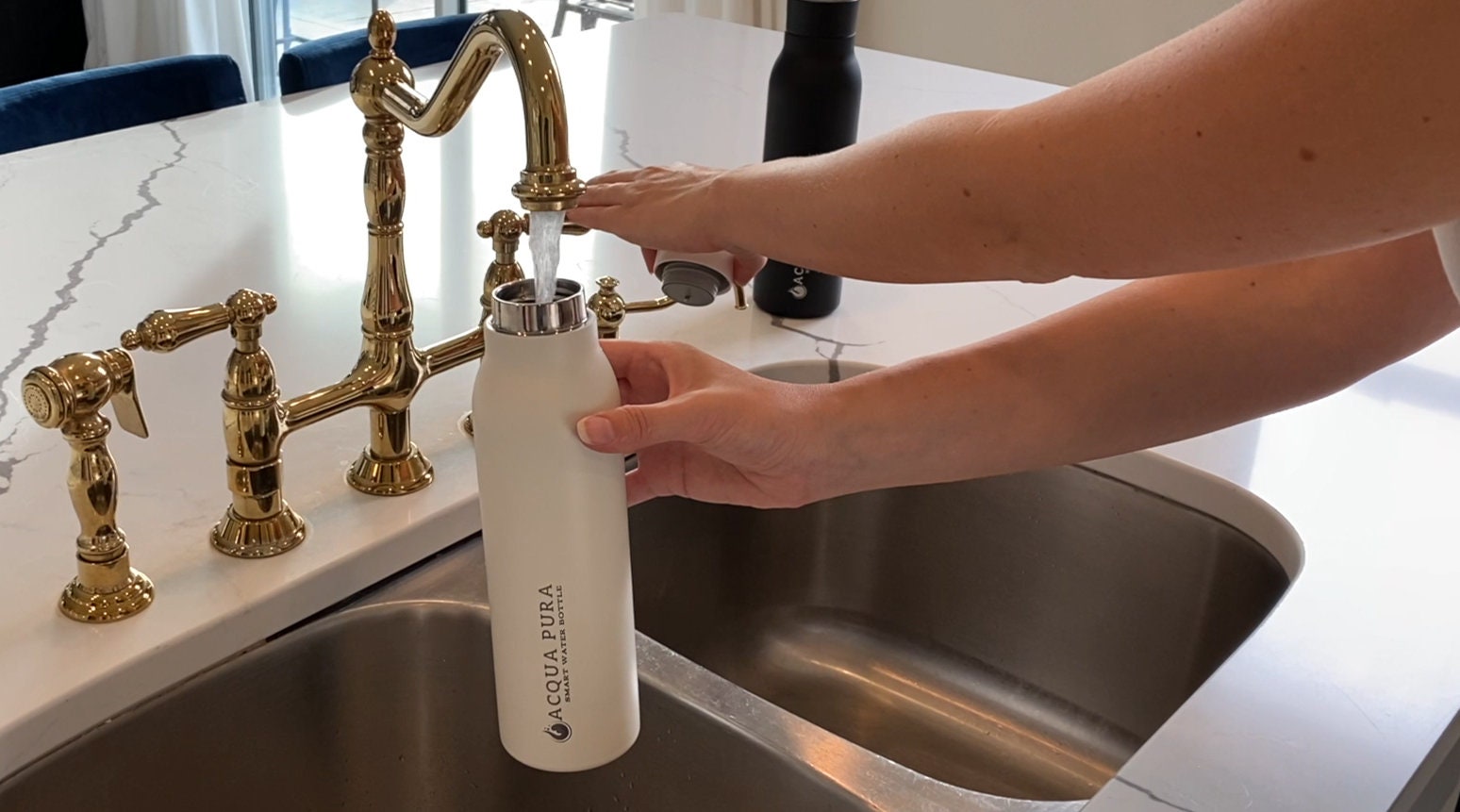 ACQUA PURA Digital Stainless Steel Insulated Smart Water Bottle - Etsy