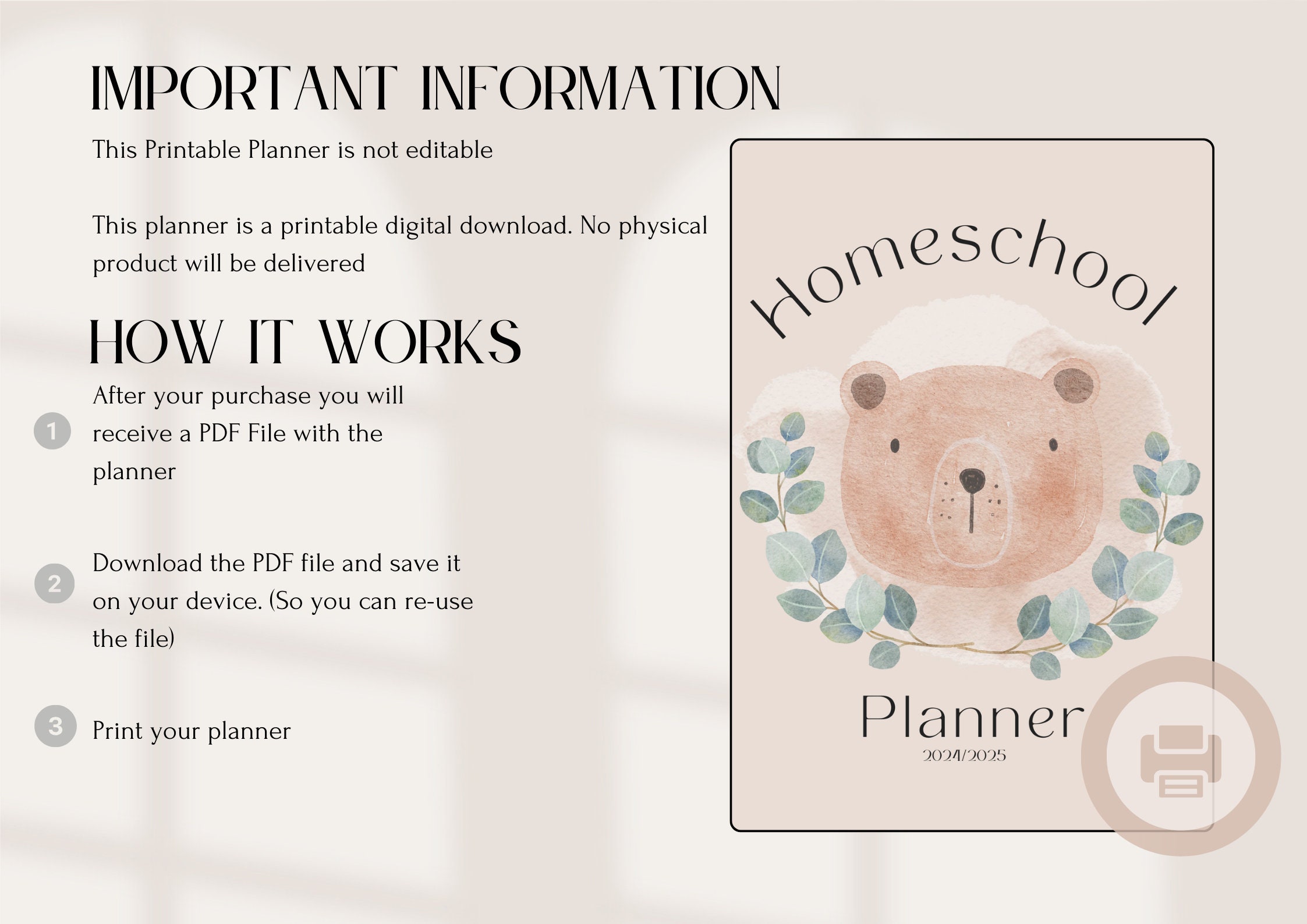 Cute Pink Homeschool Planner Bundle | Printable Schedules, Field Trip ...