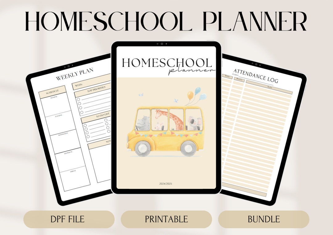 Ultimate Homeschool Planner Printable Daily, Weekly and Monthly ...