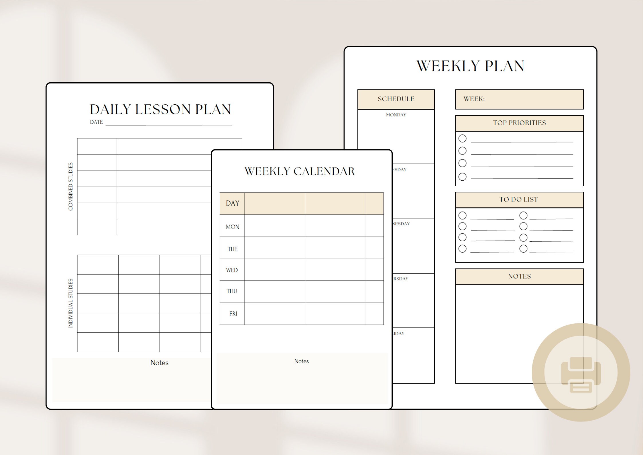 Ultimate Homeschool Planner Printable Daily, Weekly and Monthly ...