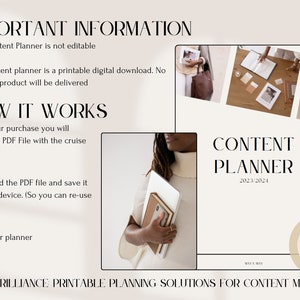 Ultimate Content Creator Bundle: Your Content Planner, Content Calendar ...