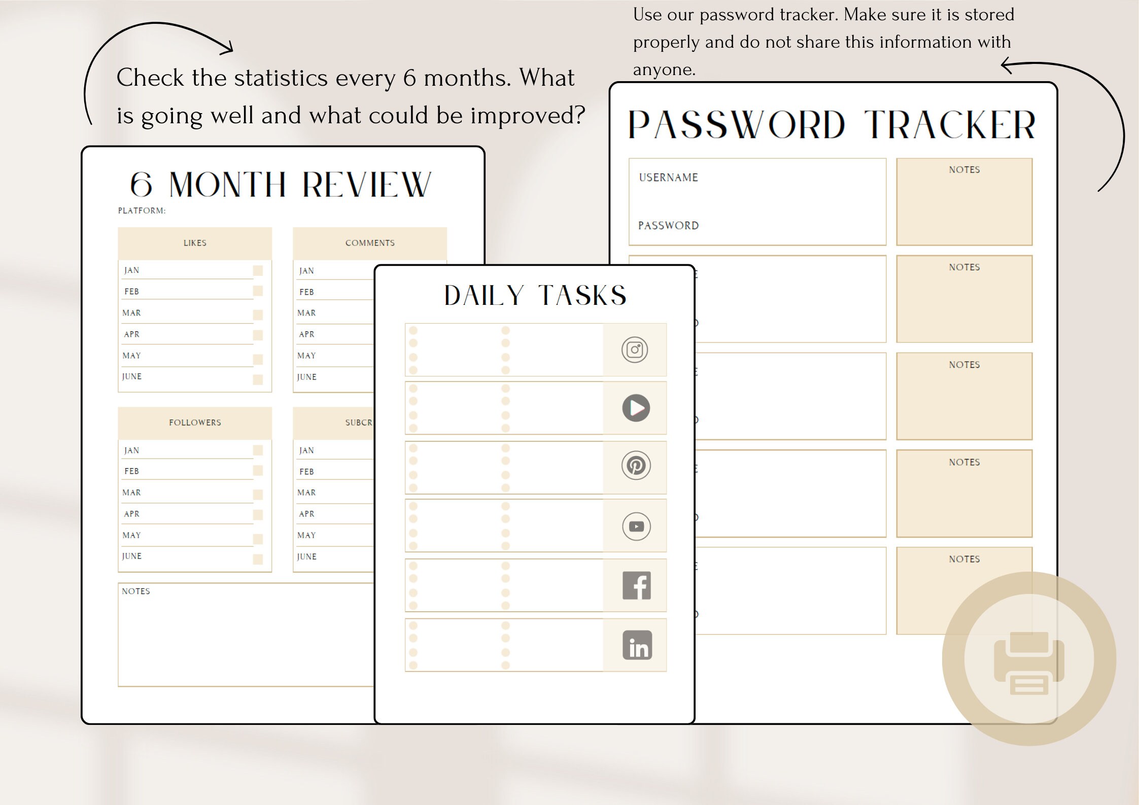 Ultimate Content Creator Bundle: Your Content Planner, Content Calendar ...