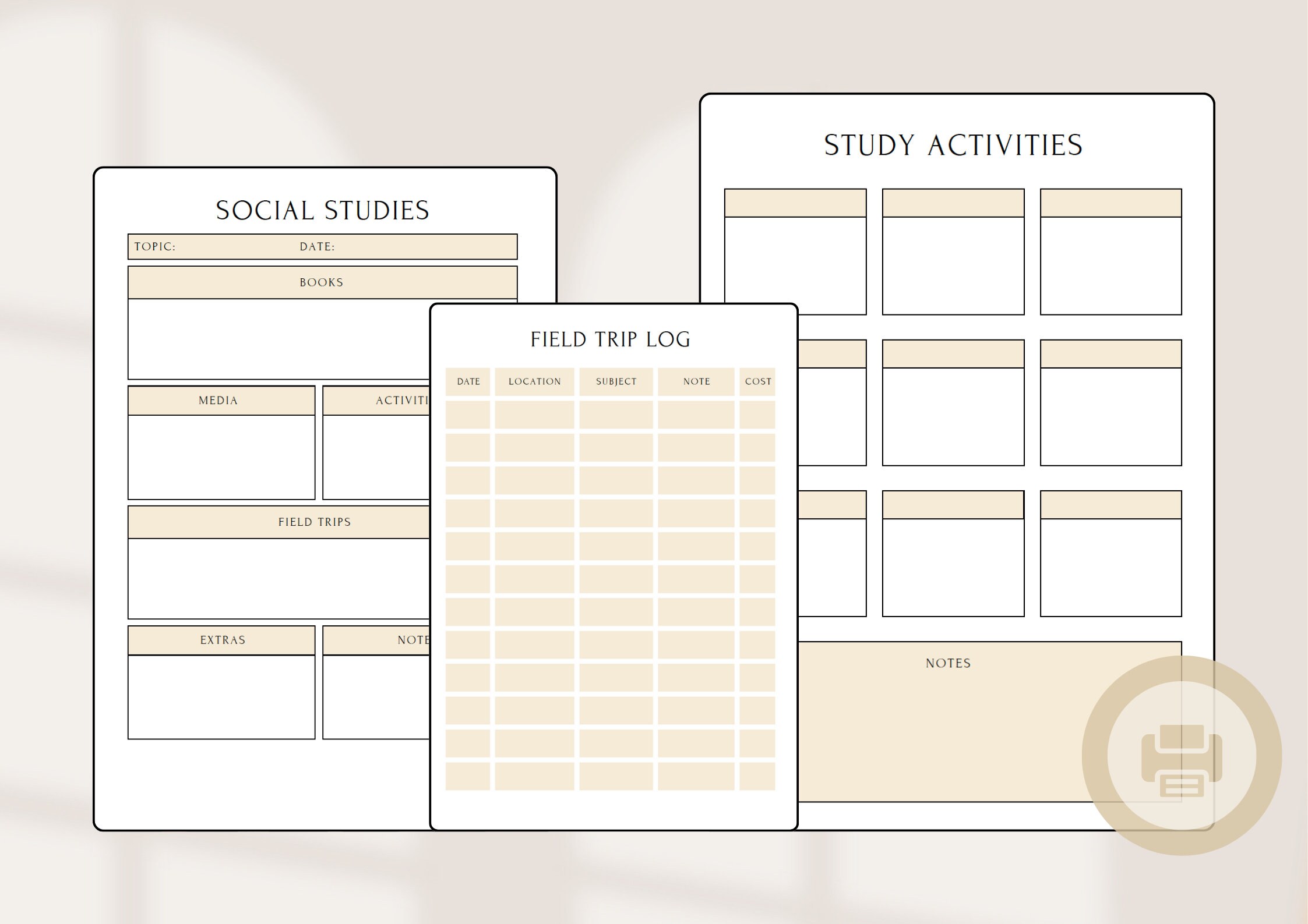 Ultimate Homeschool Planner Printable Daily, Weekly and Monthly ...