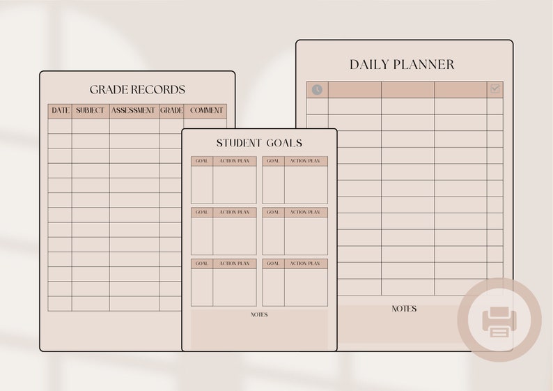 Cute Pink Homeschool Planner Bundle | Printable Schedules, Field Trip ...