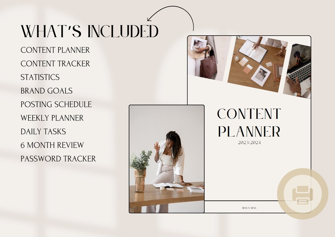 Ultimate Content Creator Bundle: Your Content Planner, Content Calendar ...