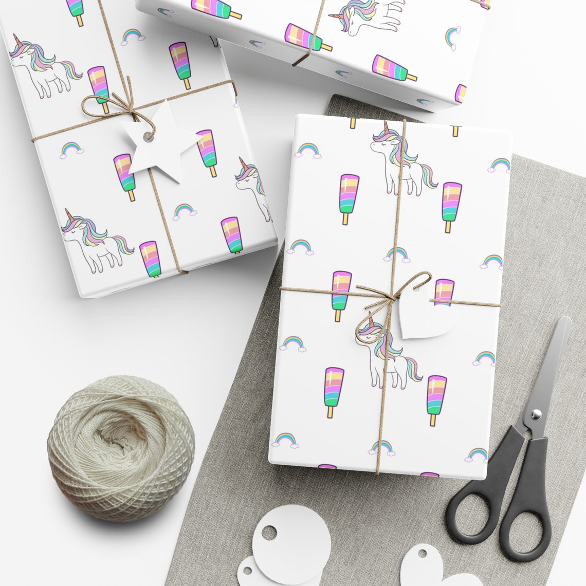 Unicorn Wrapping Paper - Etsy