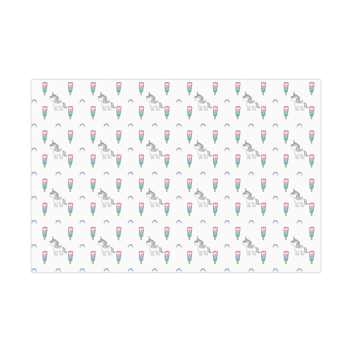 Unicorn Wrapping Paper - Etsy