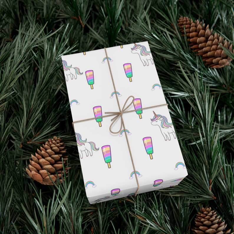 Unicorn Wrapping Paper - Etsy