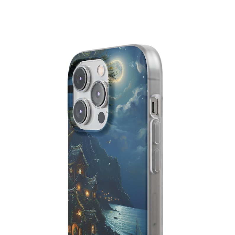 Water Phone Case Fishing Village Phone Case Seaside Ocean Phone Case ...