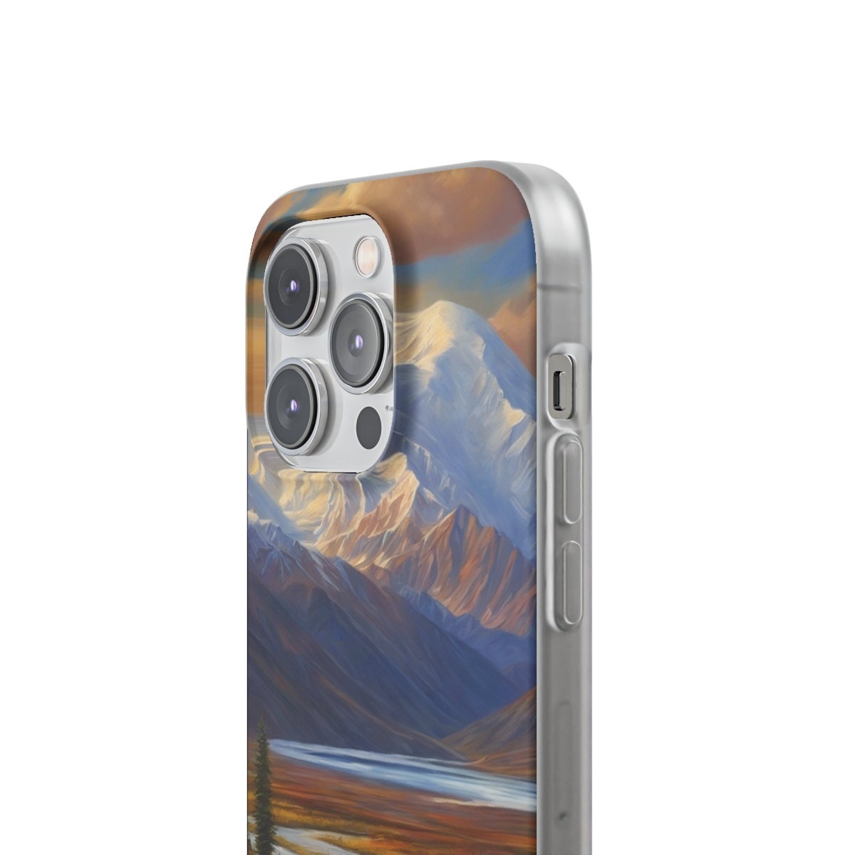 Mountain Phone Case Oil Painted National Park Alaska Phone Cases ...