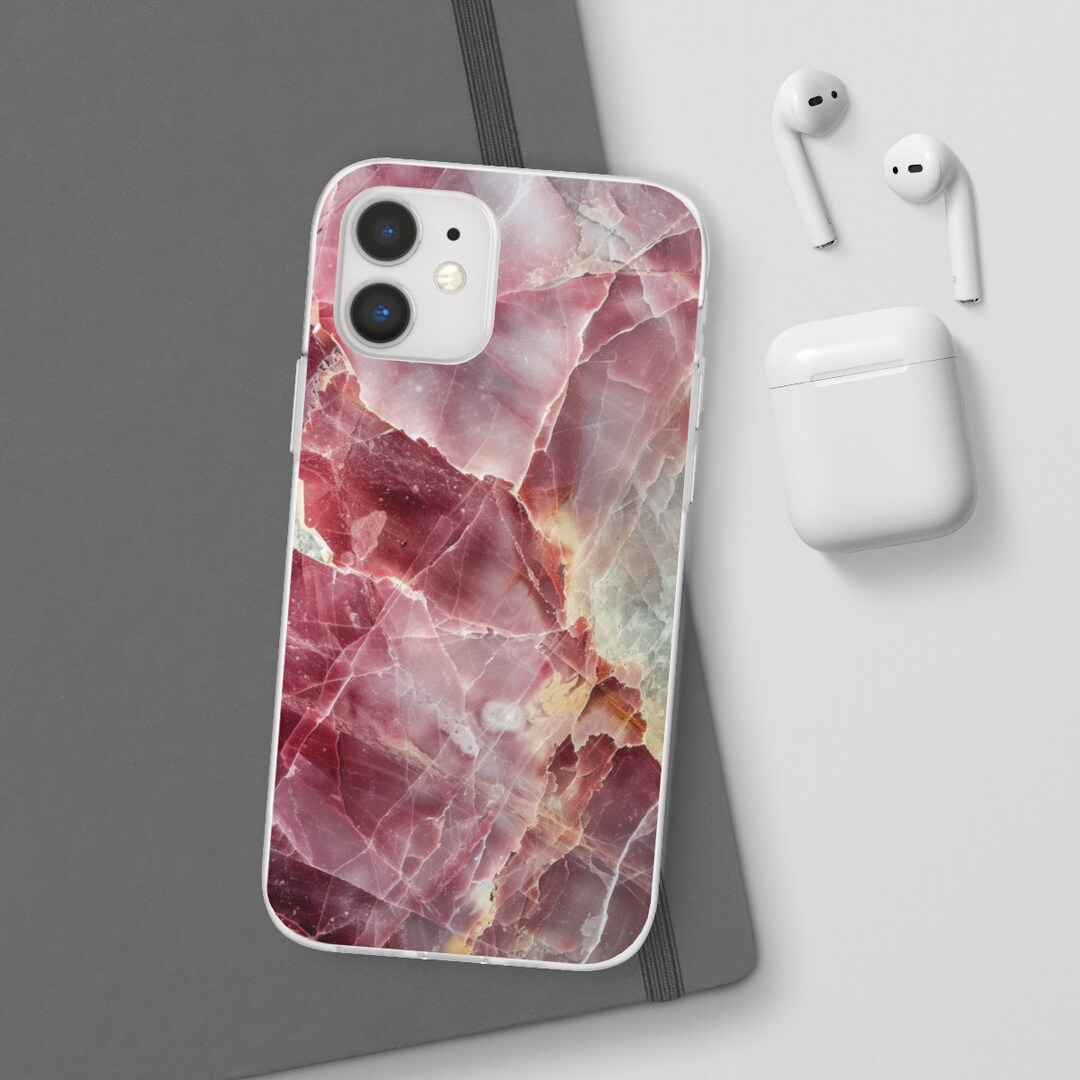 Ruby Quartzite Marble Flexi Cases Ruby Quartzite Marble Tile Phone Case ...