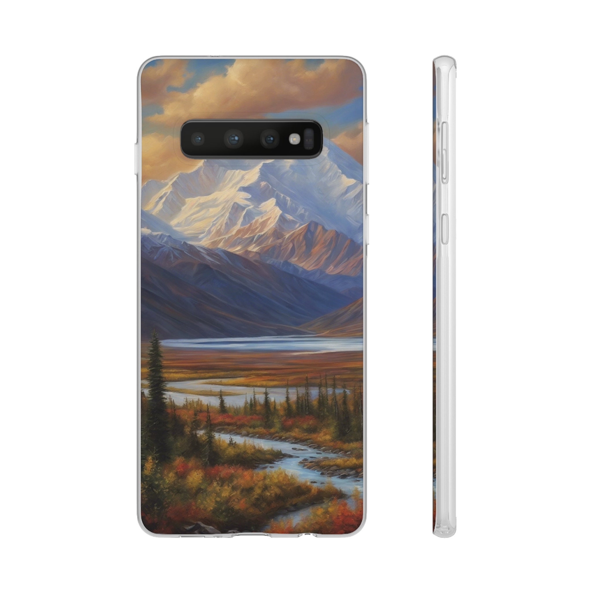 Mountain Phone Case Oil Painted National Park Alaska Phone Cases ...