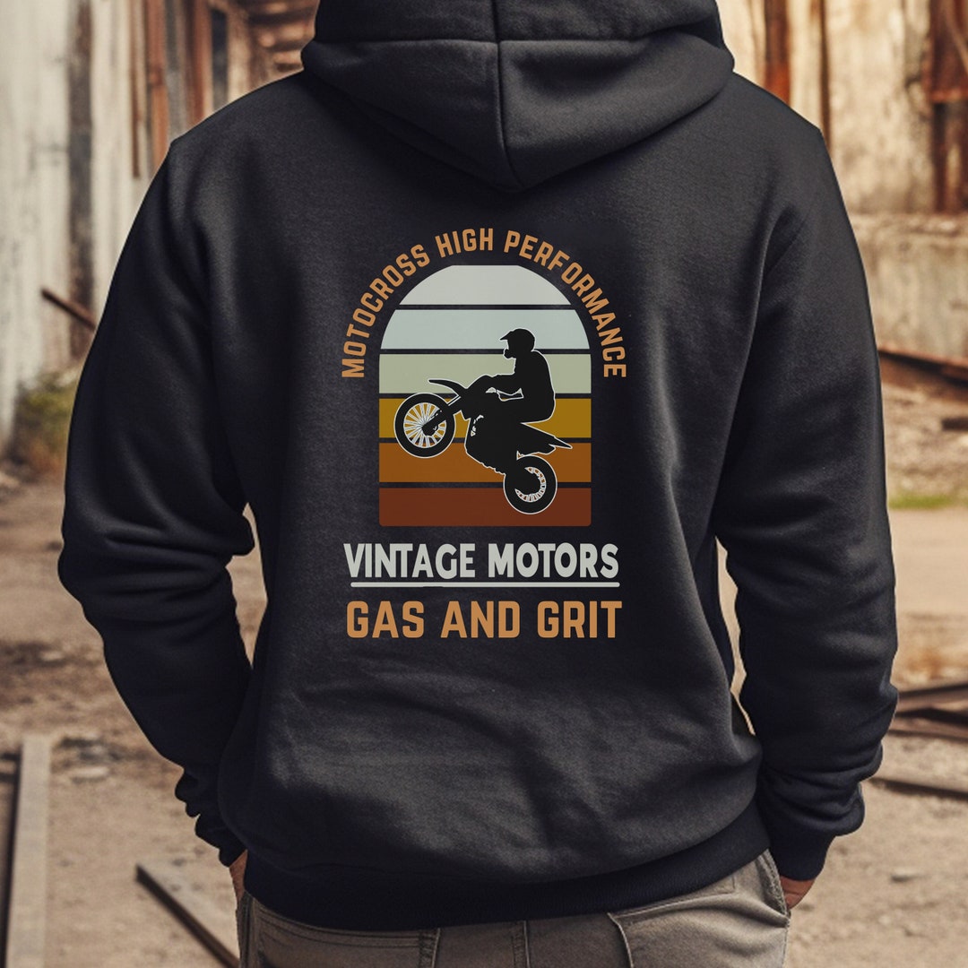 Motocross, Dirtbike Hoodie, Motorcross, Men's Sweatshirt, Dirt Bike, MX ...