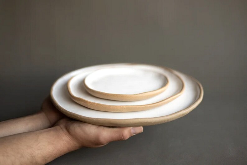 12 Piece Dinnerware Set Kitchen Decor Pottery Housewarming Gift for Her ...