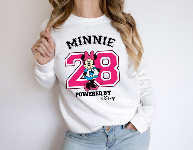 Minnie Mouse Since 1928 Disney Sweatshirt, Disneyland Trip Minnie Cute ...