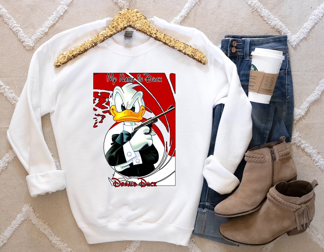 Donald Duck Disney Sweatshirt Stay Stylish and Warm With This - Etsy