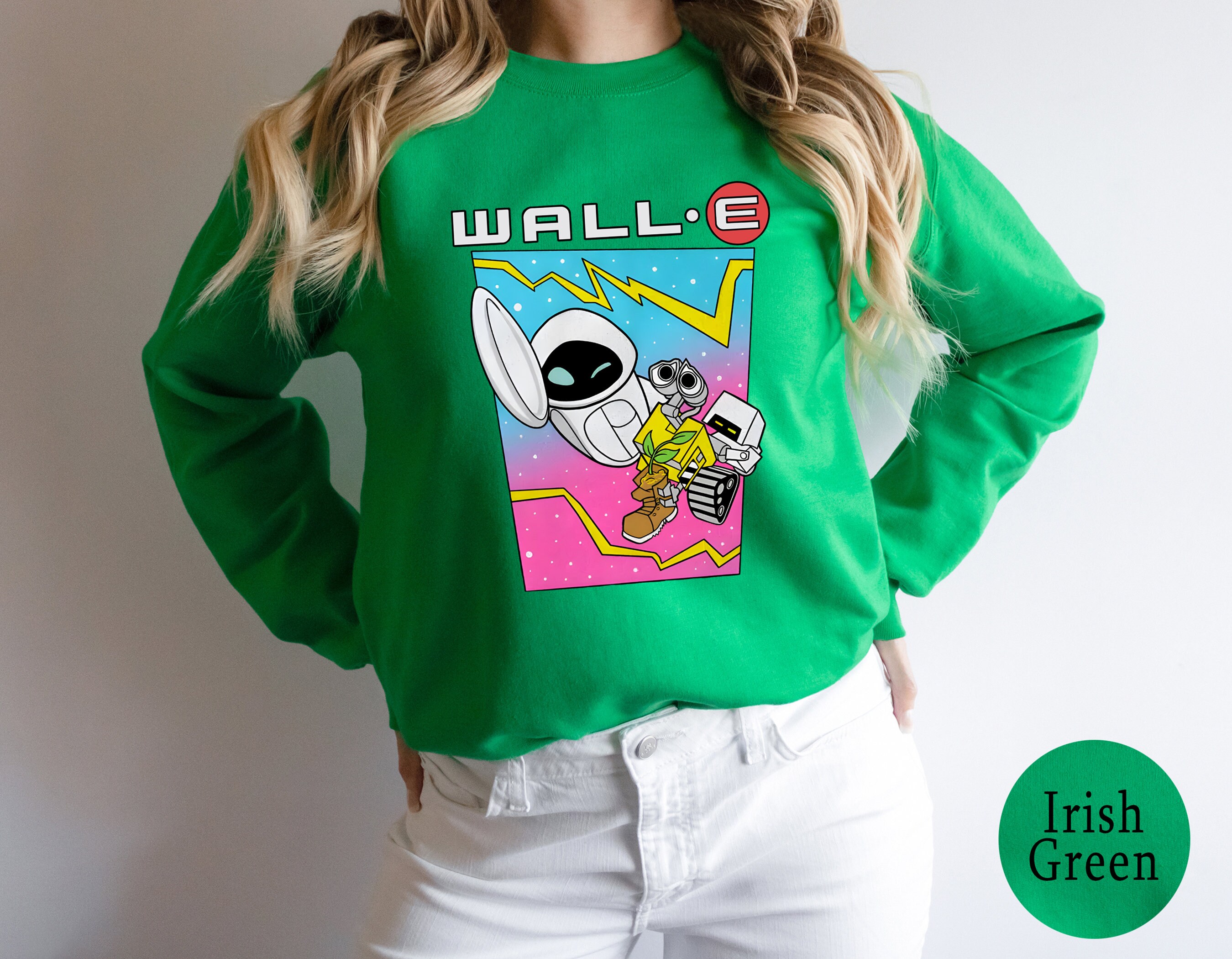 Disney Pixar Wall-e Sweatshirt, Disney-inspired Cute Wall.e Top ...