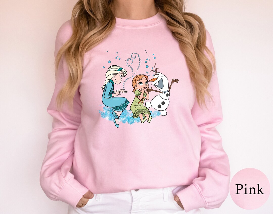 Frozen Adventure Sweatshirt for Disney Fans, Anna and Elsa Together ...