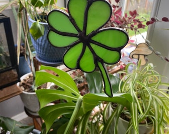 Stained Glass Four Leaf Clover - Etsy