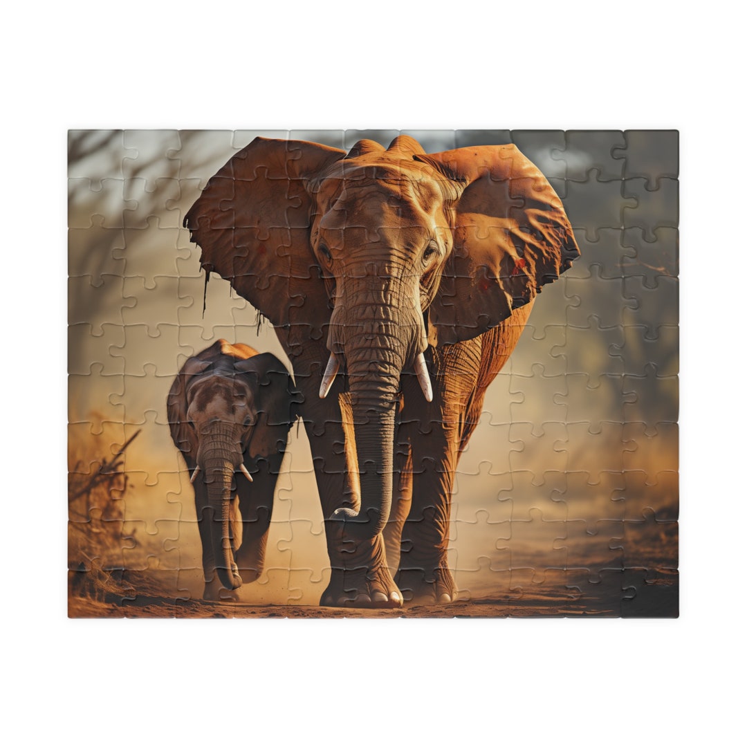 Puzzle Elephants for Adults Teens and Kids From 6 Yo Gift for - Etsy