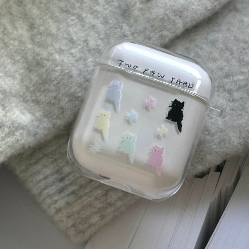 Cat AirPod Case - Etsy