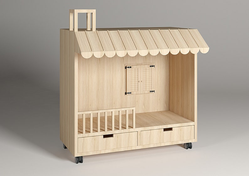 Playhouse Plans for Kids, Movable Playhouse Plan Step by Step, Do It ...