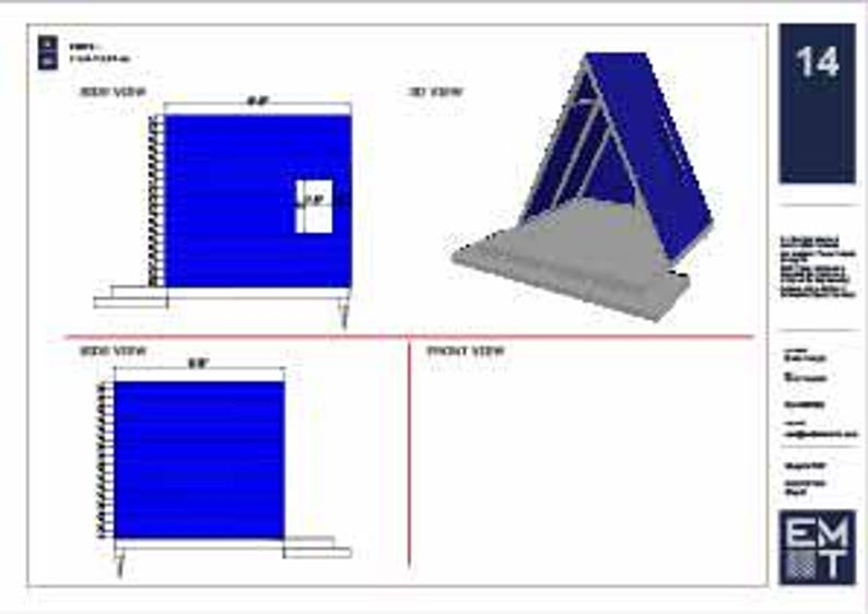 Triangle Slide Playhouse Plan Playhouse Plans for Kid Architecture ...