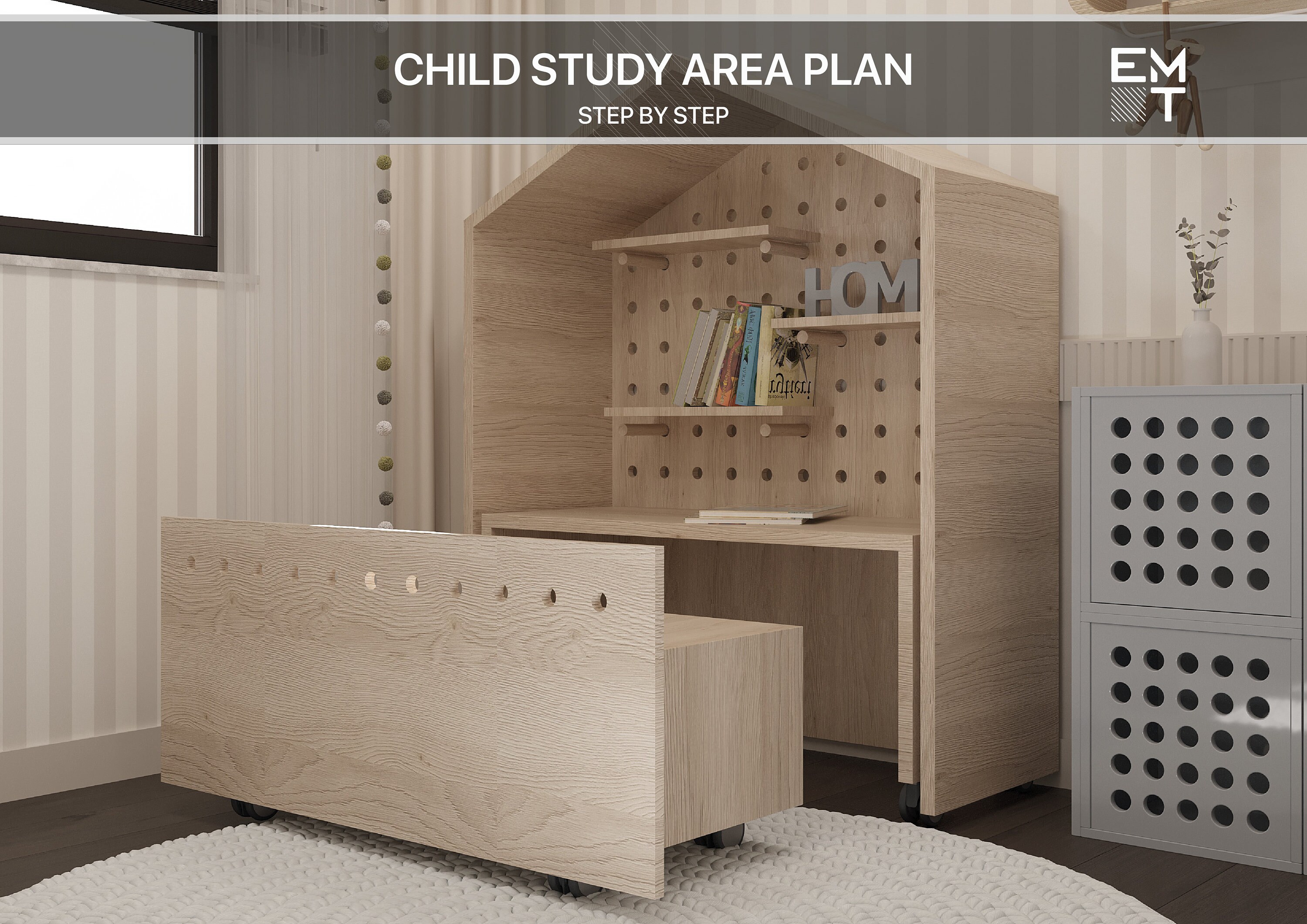 Children's Study Area, Indoor Study Area Project, Do It Yourself With ...