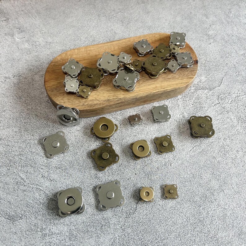 Vintage Cowboy Magnetic Buttons, Metal Buttons, Sewing Buttons, Button ...