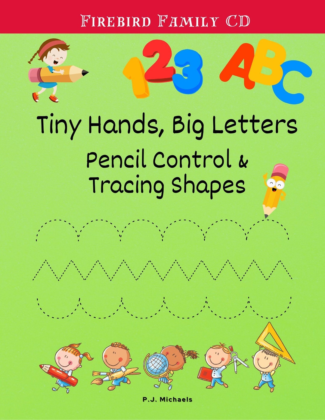 Tiny Hands Big Letters Pencil Control & Tracing Shapes, Handwriting ...