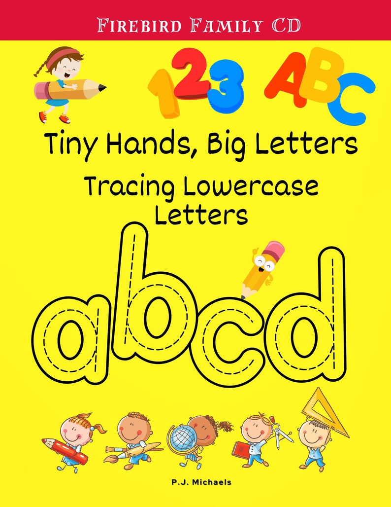 Tiny Hands Big Letters Tracing Lowercase Letters, Handwriting Practice ...