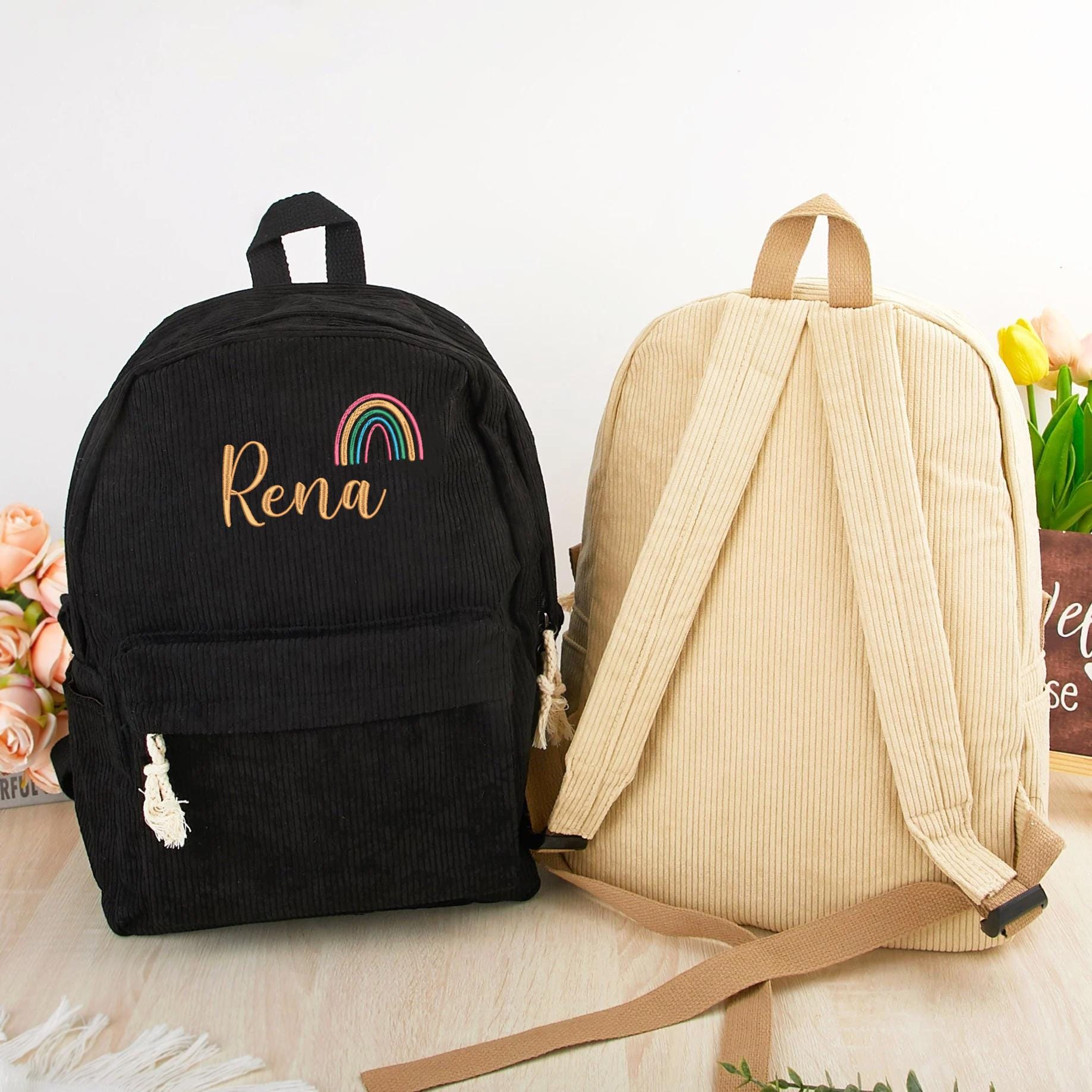 Custom Kids Backpack, Personalized Children's Backpack, Embroidered ...