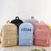 Personalized Kid Backpack, School Bag, Custom Toddler Backpack, Back to ...