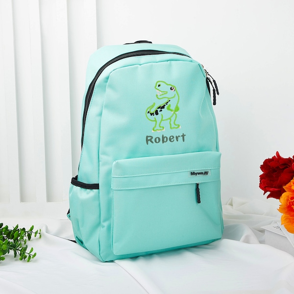 Embroidered Backpack - Etsy